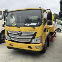 China Foton 4 Ton Flat Bed Wrecker Tow Truck 5600mm Bed Euro 3 Diesel Cummins for sale