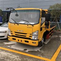 China 5 Ton Isuzu KV600 Flatbed Tow Truck Euro 5 4x2 LHD 5.6m Bed for sale