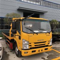 China 5 Ton Isuzu KV600 Flatbed Tow Truck Euro 5 4x2 LHD 5.6m Bed for sale