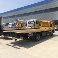 China 6 Ton Isuzu 4x2 Flatbed Tow Truck 7m Platform 190hp Euro 5 Wrecker for sale