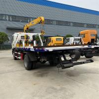 China Howo 4 Ton Flatbed Wrecker Truck Euro 3 116hp 5.6m Bed LHD 4x2 for sale