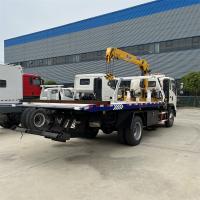 China Howo 4 Ton Flatbed Wrecker Truck Euro 3 116hp 5.6m Bed LHD 4x2 for sale