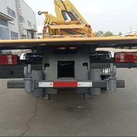 China 5 Tons HOWO Euro 3 Euro 5 Flatbed Wrecker Truck with 4 Tons Knuckle Crane for sale