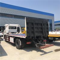 China Dongfeng 4x2 10 Ton Euro 3 Recovery Truck Tilt Tray Tow Truck with Cummins 190hp for sale
