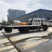 China Dongfeng 4x2 Euro 3 8m Slide Bed Tow Truck 8000kg Capacity Both Sides Manual Control for sale