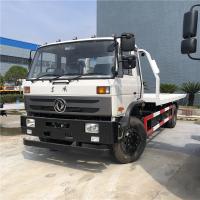 China Dongfeng 4x2 Euro 3 8m Slide Bed Tow Truck 8000kg Capacity Both Sides Manual Control for sale