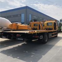 China Foton 8 Ton 4x2 Euro 3 Flatbed Tow Truck Tilt Bed Wrecker 8m Platform for sale