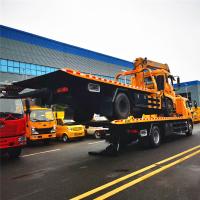 China Foton 8 Ton 4x2 Euro 3 Flatbed Tow Truck Tilt Bed Wrecker 8m Platform for sale