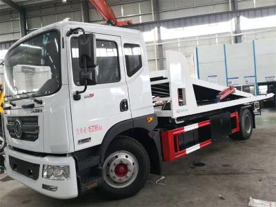 China Dongfeng 6 Ton Double Deck Carrier Tilt and Slide Recovery Truck 4x2 Euro 3 for sale