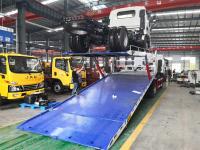 China Dongfeng 6 Ton Double Deck Carrier Tilt and Slide Recovery Truck 4x2 Euro 3 for sale