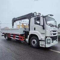 China ISUZU FTR 205hp 8 Ton Truck Mounted Crane 4x2 XCMG Straight Arm for sale