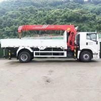 China ISUZU FTR 205hp 8 Ton Truck Mounted Crane 4x2 XCMG Straight Arm for sale