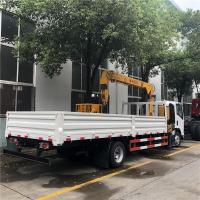 China Isuzu ELF 5 Ton Truck Mounted Crane XCMG Straight Arm 190hp for Municipal Construction for sale