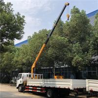 China Isuzu ELF 5 Ton Truck Mounted Crane XCMG Straight Arm 190hp for Municipal Construction for sale