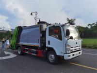 China ISUZU KV600 130hp Garbage Compactor Truck 8cbm Waste Removal Vehicle for sale