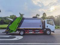 China ISUZU KV600 130hp Garbage Compactor Truck 8cbm Waste Removal Vehicle for sale