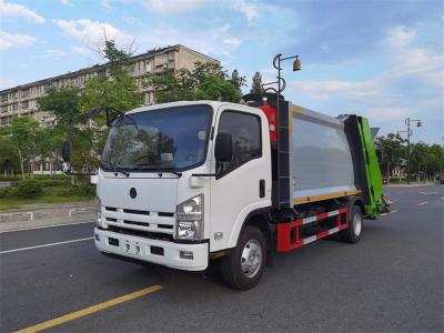China ISUZU KV600 130hp Garbage Compactor Truck 8cbm Waste Removal Vehicle for sale