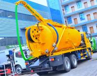 China 20Cbm ISUZU VC61 Sewer Suction Truck Sewage Tank Truck 6x4 350HP for sale