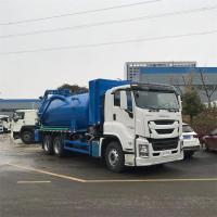 China 20Cbm ISUZU VC61 Sewer Suction Truck Sewage Tank Truck 6x4 350HP for sale