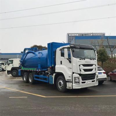 China 20Cbm ISUZU VC61 Sewer Suction Truck Sewage Tank Truck 6x4 350HP for sale