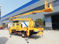 China ISUZU 4x2 14m High Altitude Aerial Work Truck Fold Arm Double Row Cabin 130hp for sale