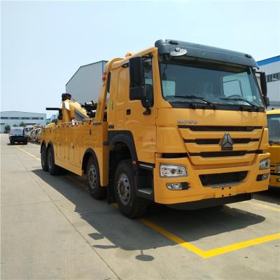 China Howo 8x4 50 Ton Tow Rate 25 Ton Integrated Wrecker Truck Underlift Tow Truck for sale