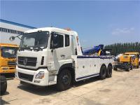 China Euro 3 Dongfeng 20 Ton Integrated Recovery Tow Truck 6x4 LHD for sale