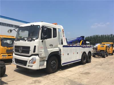 China Euro 3 Dongfeng 20 Ton Integrated Recovery Tow Truck 6x4 LHD for sale
