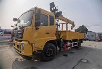 China Dongfeng 190hp 8 Ton XCMG Straight Arm Truck Mounted Crane 4x2 9000x2500x3750mm for sale
