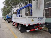 China ISUZU NPR 100P 2 Ton Truck Mounted Crane 98hp Diesel Hydraulic Boom for sale