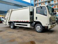 China ISUZU NPR KV600 4x2 Garbage Compactor Truck 6-8 Cbm Volume 130hp for sale