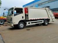 China ISUZU NPR KV600 4x2 Garbage Compactor Truck 6-8 Cbm Volume 130hp for sale