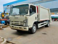 China ISUZU NPR KV600 4x2 Garbage Compactor Truck 6-8 Cbm Volume 130hp for sale