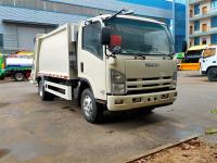 China ISUZU NPR KV600 4x2 Garbage Compactor Truck 6-8 Cbm Volume 130hp for sale