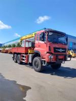 China 8 Ton Dongfeng 6x6 Crane Truck XCMG Straight Arm 260hp Diesel for sale
