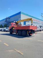 China 8 Ton Dongfeng 6x6 Crane Truck XCMG Straight Arm 260hp Diesel for sale