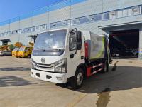China Dongfeng 4x2 Euro 6 136HP 8 Cubic Meter Garbage Compactor Truck Waste Collection for sale
