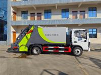 China Dongfeng 4x2 Euro 6 136HP 8 Cubic Meter Garbage Compactor Truck Waste Collection for sale