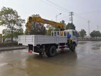 China Dongfeng 8 Ton 4x4 Offroad Truck Mounted Crane 190hp XCMG Straight Arm for Municipal Construction for sale