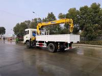 China Dongfeng 8 Ton 4x4 Offroad Truck Mounted Crane 190hp XCMG Straight Arm for Municipal Construction for sale