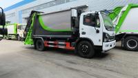 China Dongfeng 4x2 Euro 6 163HP 12CBM Rear Loader Garbage Truck Compact Waste Vehicle for sale