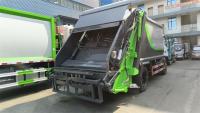 China Dongfeng 4x2 Euro 6 163HP 12CBM Rear Loader Garbage Truck Compact Waste Vehicle for sale