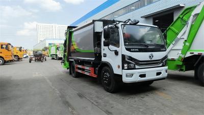 China Dongfeng 4x2 Euro 6 163HP 12CBM Rear Loader Garbage Truck Compact Waste Vehicle for sale