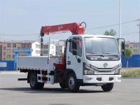 China 3.2 Ton Dongfeng 4x2 Right Hand Drive Mounted Crane Truck 3308mm Wheelbase for Municipal Construction for sale