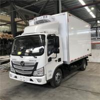 China Foton 5 Ton Refrigerated Truck with Cummins Engine 141HP 4080mm Box Thermo King Unit for sale