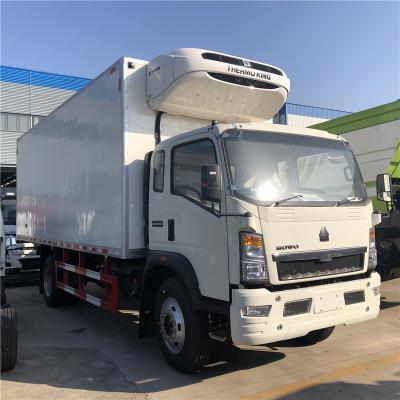 China 4x2 10 Ton HOWO Euro 3 Diesel Refrigerated Truck Cold Truck 4800x2200x2200mm for sale