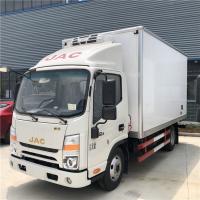 China JAC 5 Ton Euro 5 Refrigerated Truck 4080mm Box LHD RHD Freezer Vehicle for sale