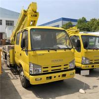 China ISUZU 4x2 17.5m to 31m Telescopic Boom Aerial Work Truck with 200kg Platform for sale