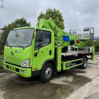 China FAW 4x2 26m Telescopic Aerial Work Platform Truck 200kg Capacity for sale