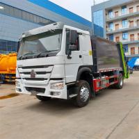 China 4X2 HOWO 18000 LITERS TRUCK WASTE COMPACTOR COMPRESSION GARBAGE TRUCK for sale